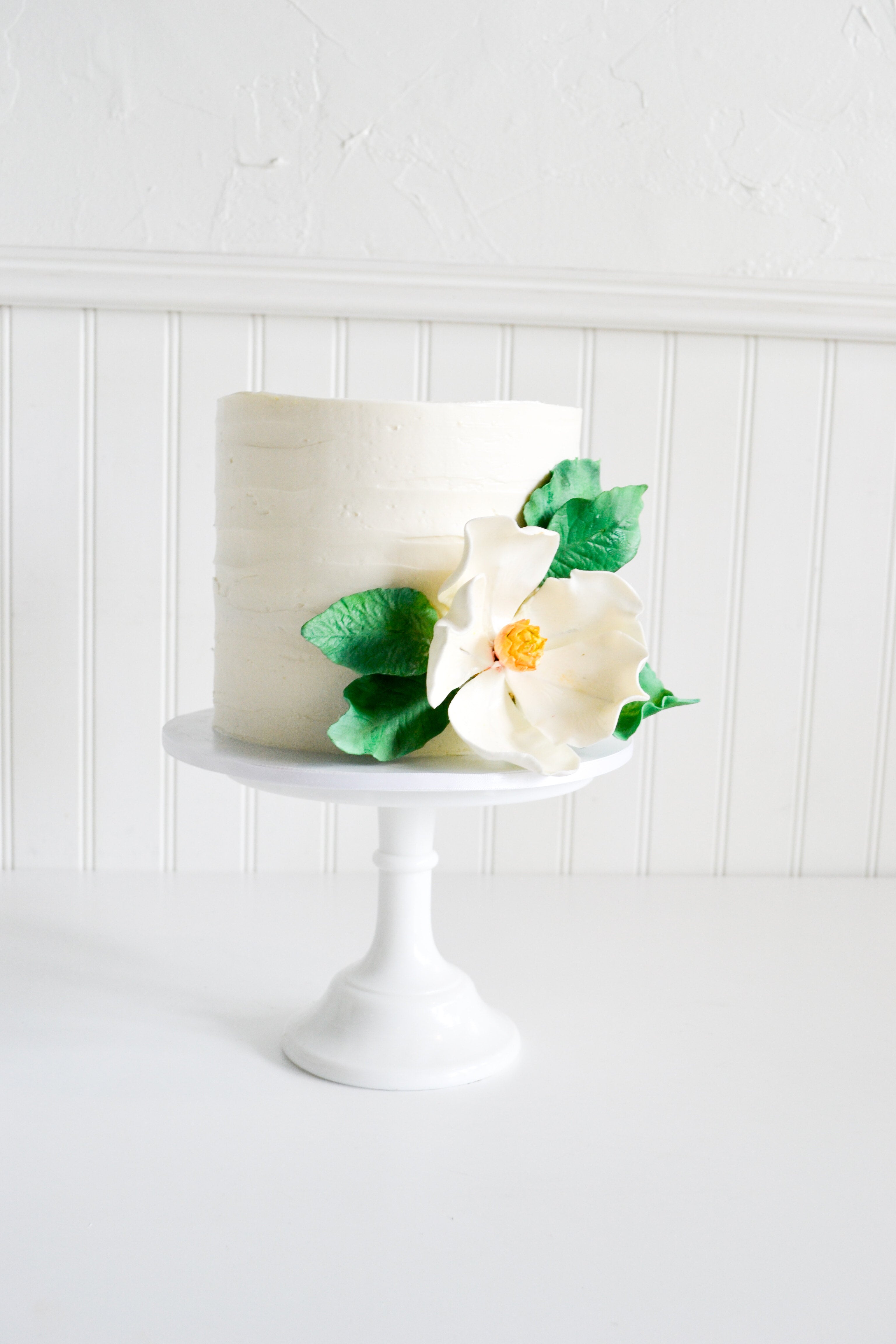 Buttercream Magnolia Cake | The SweetSide