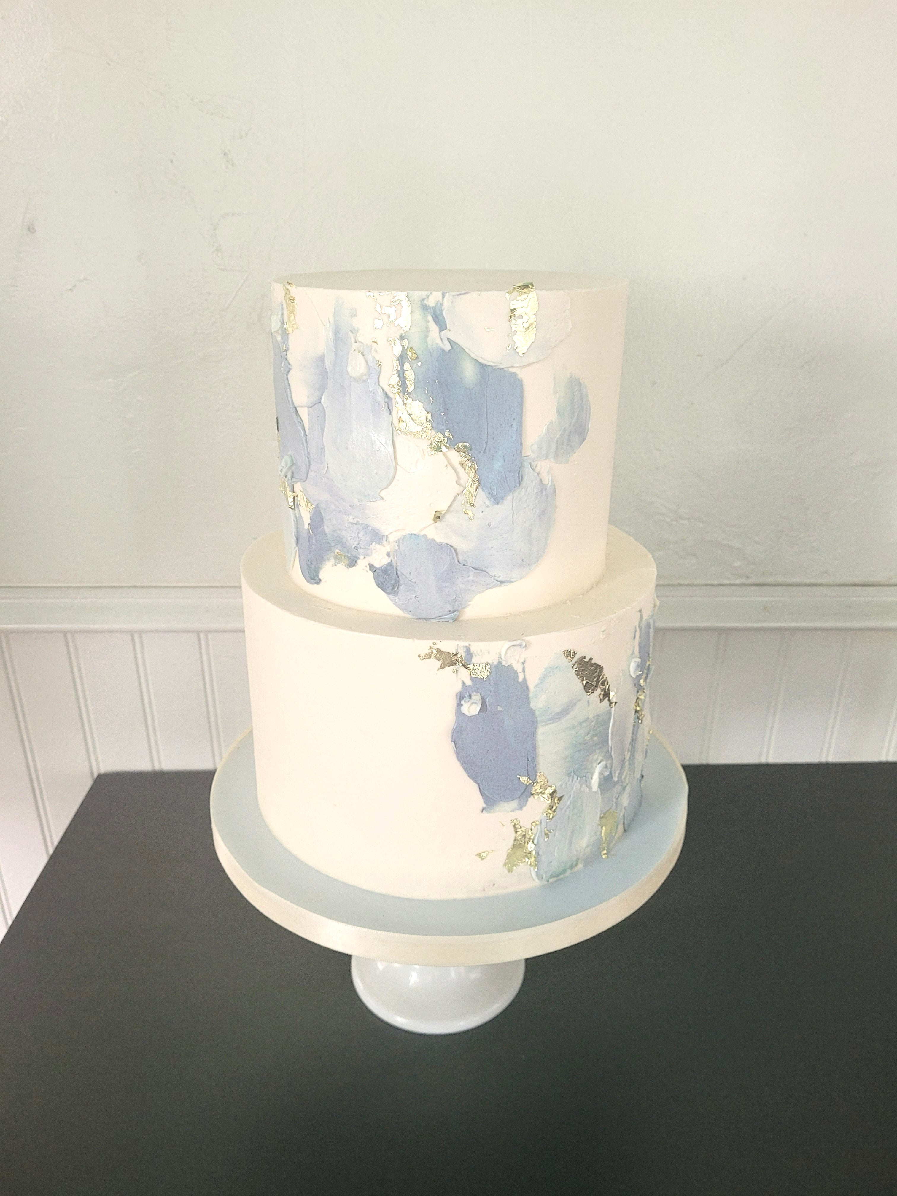 Dusty Palette Tiered Cake | The SweetSide
