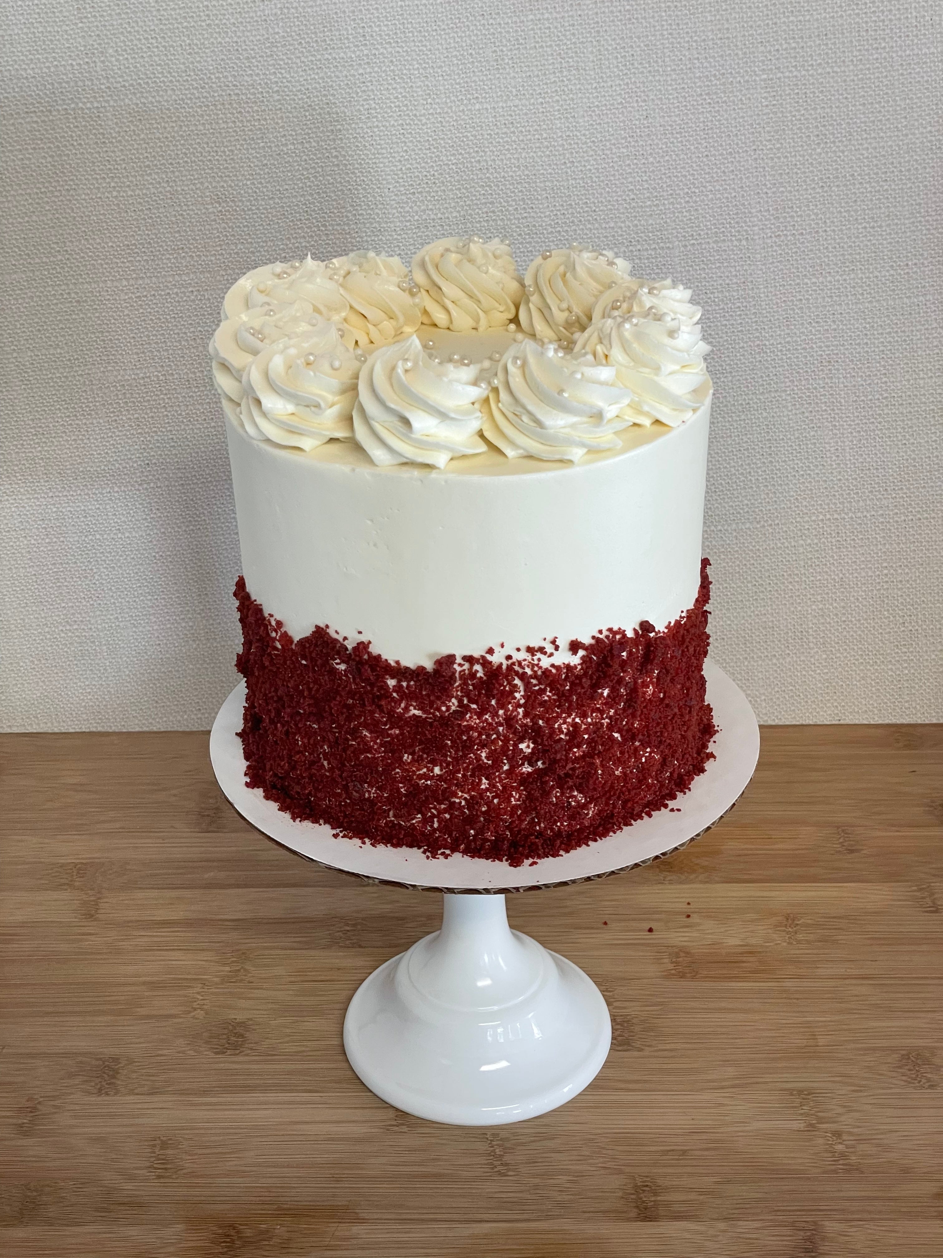 RED VELVET CAKE - (red velvet cake, cream cheese filling, vanilla ...