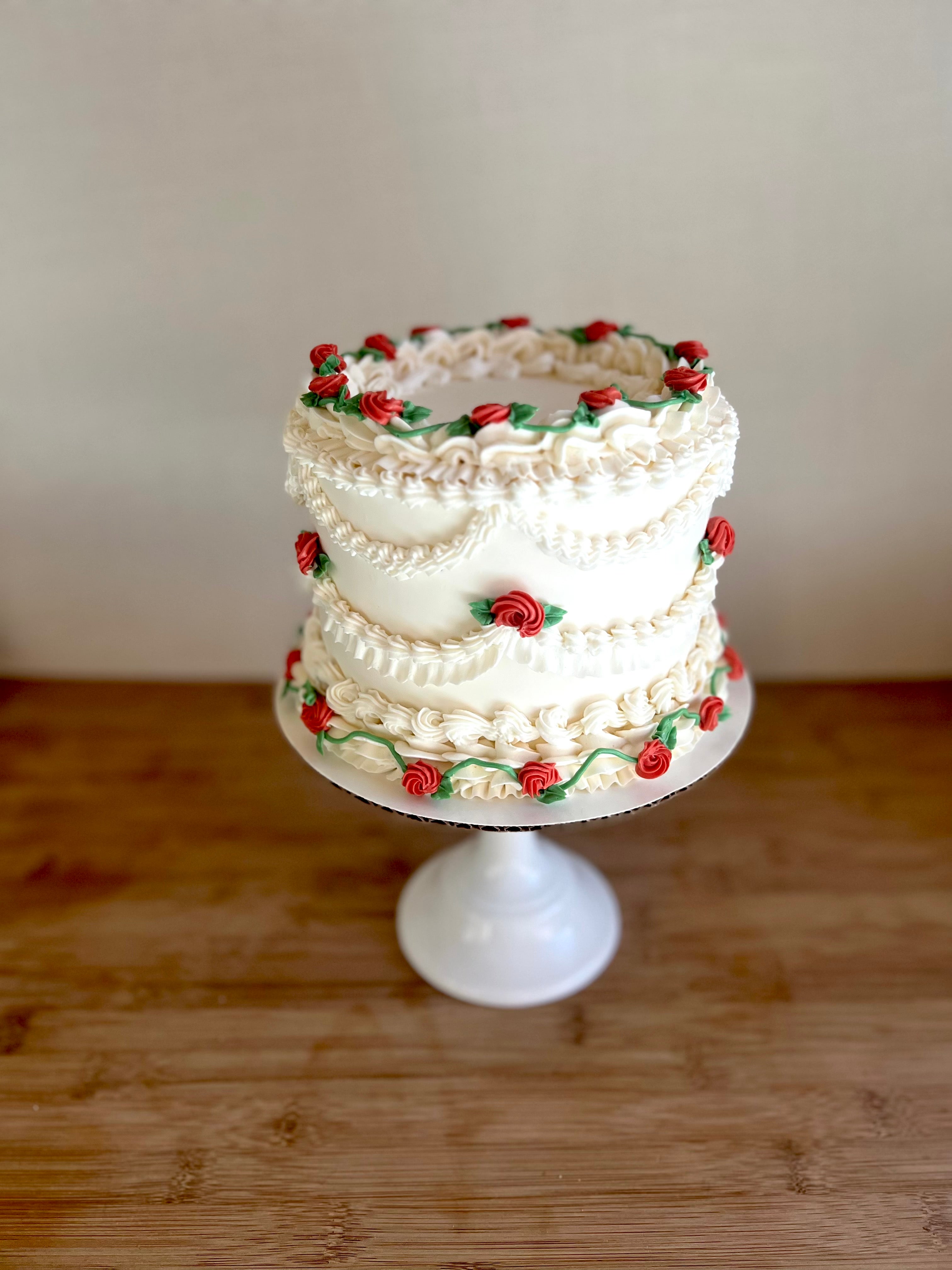 Vintage Rose Cake | The SweetSide