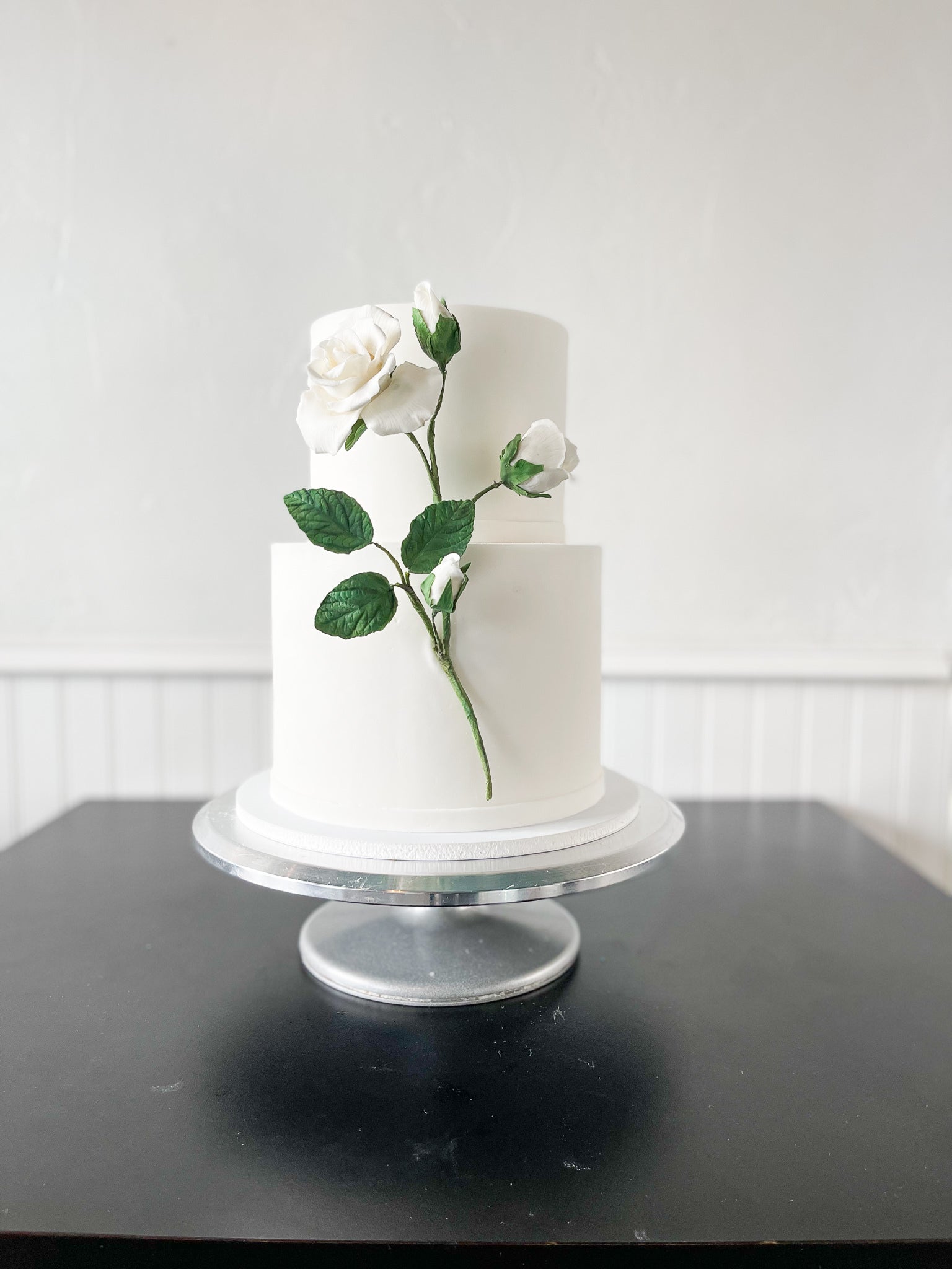 Single Rose Wedding Cake | The SweetSide